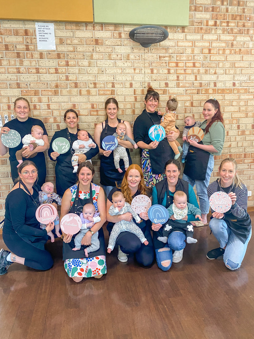 Public Mums & Bubs Paint & Sip Workshop – jennarosedesigns